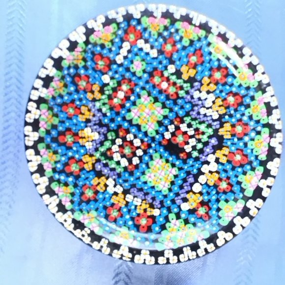 Vintage | Accents | Vintage Pretty Mosaic Candy Confetti Wall Art About ...